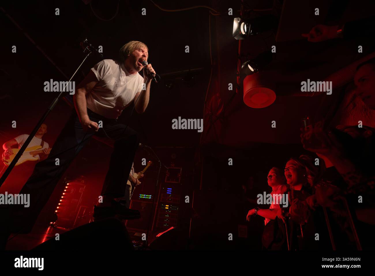 Bergen, Norway. 21st, March 2025. The Norwegian rock band Death By Unga ...