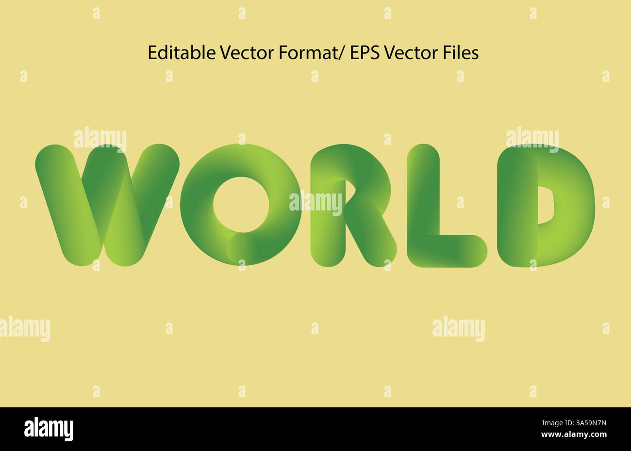 World Text Style in Vector chill text soft rounded bold gradient ...