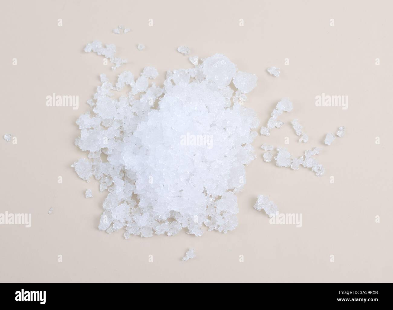 Zinc nitrate on the beige background Stock Photo - Alamy
