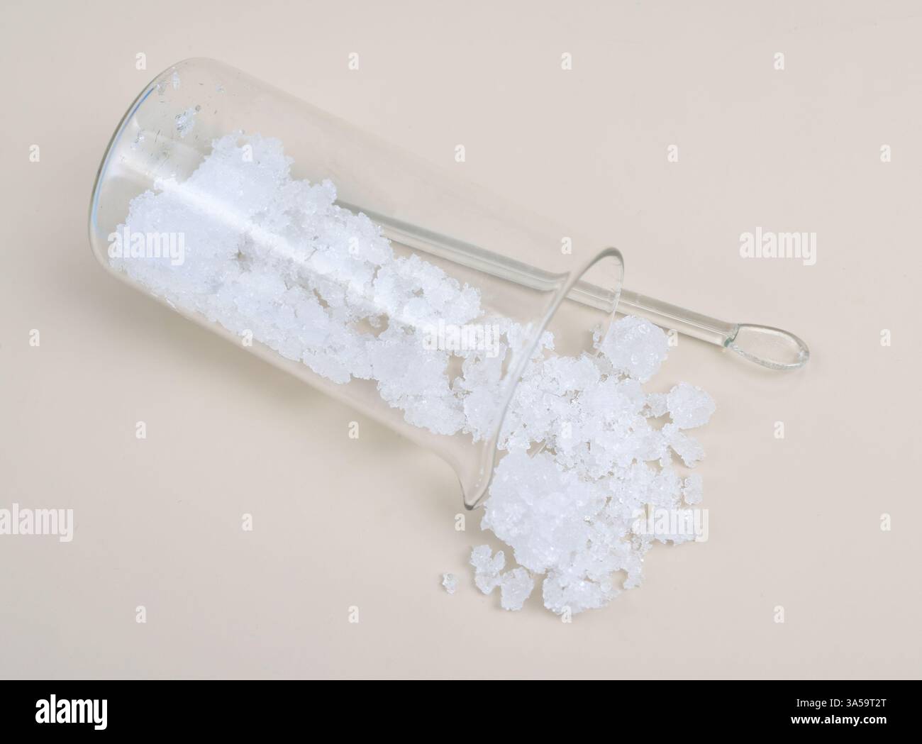 Zinc nitrate on the beige background Stock Photo - Alamy