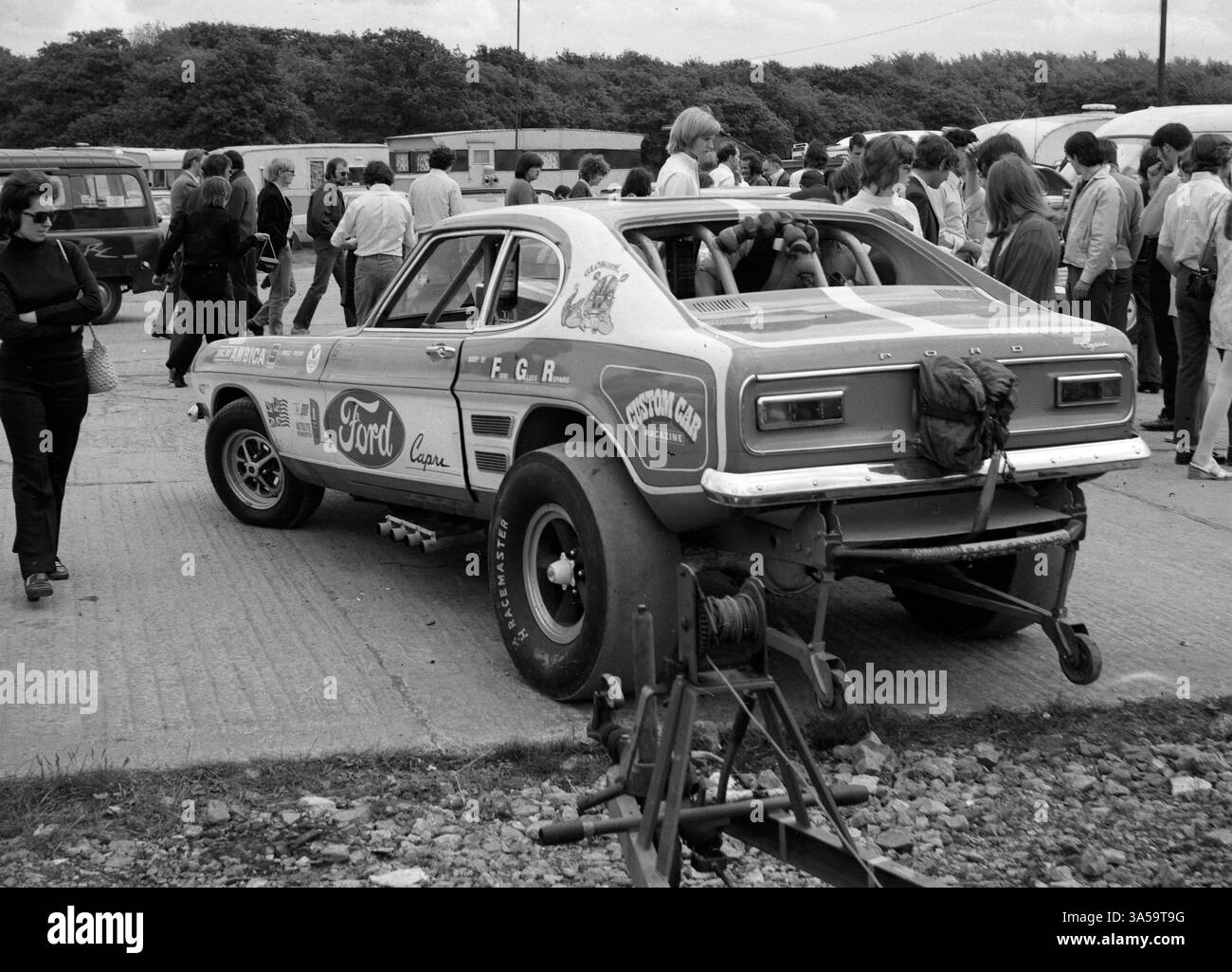 This Funny Car class 7 litre Capri called Gloworm, is actually built on ...