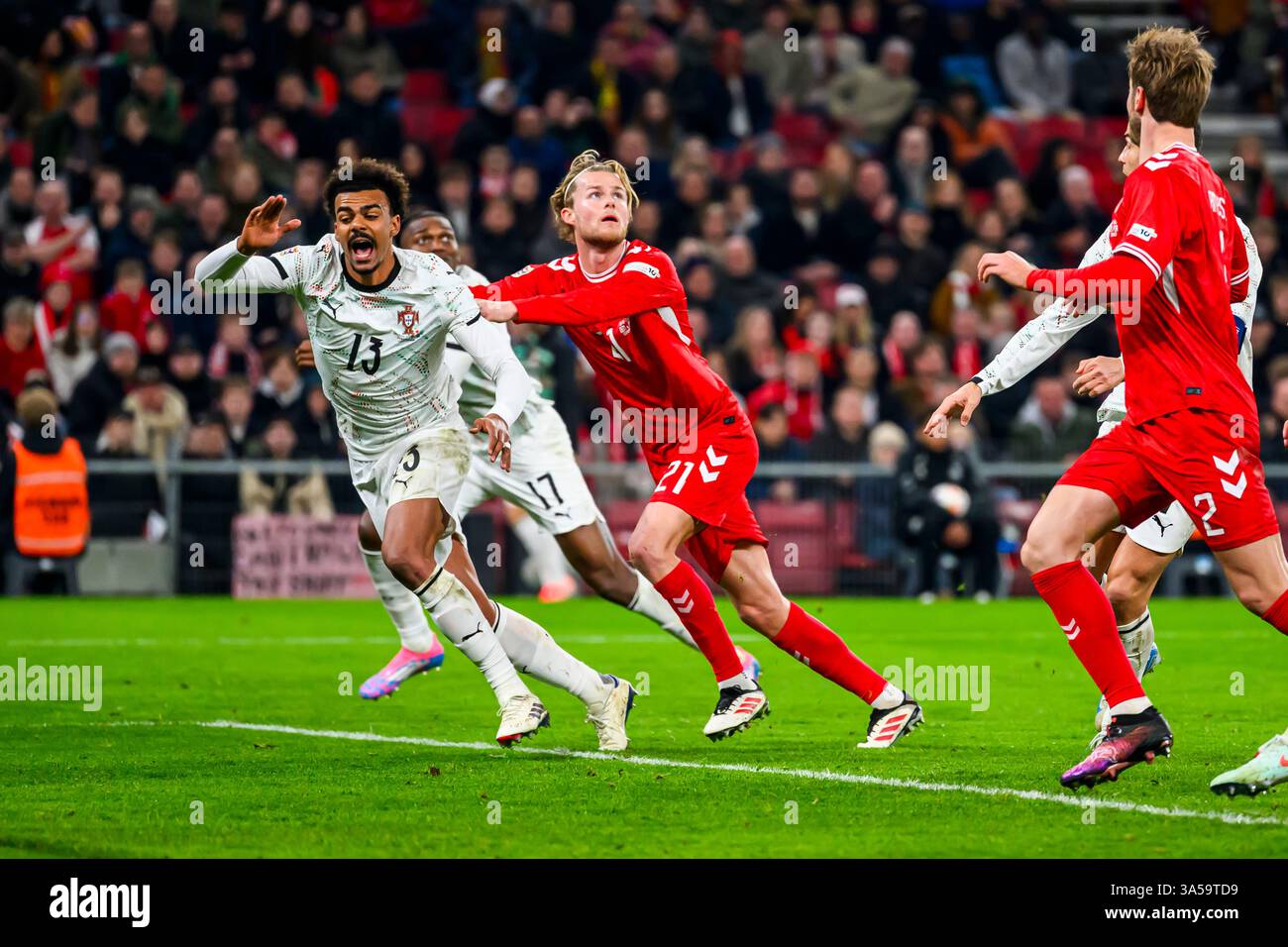 13 (POR) - Renato Veiga, 21 (DEN) - Morten Hjulmand. Nations League ...