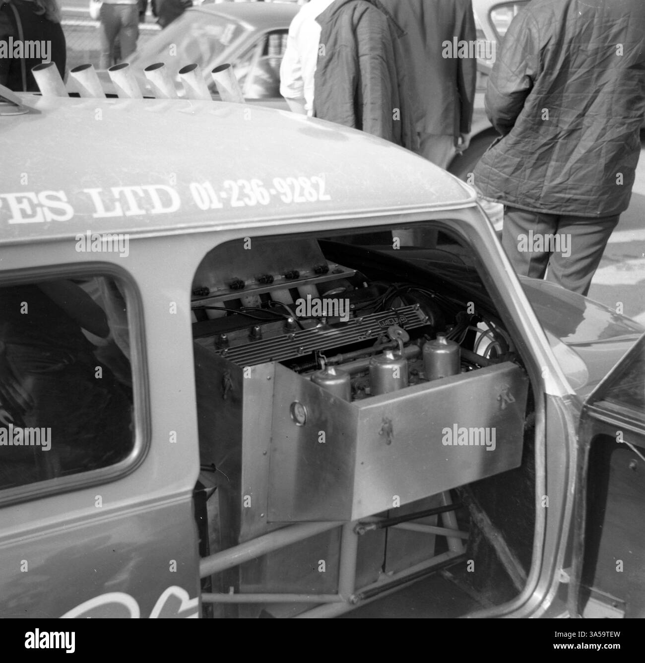 The modified mini van StripTeaser ,shown here at Santa Pod on 5th ...