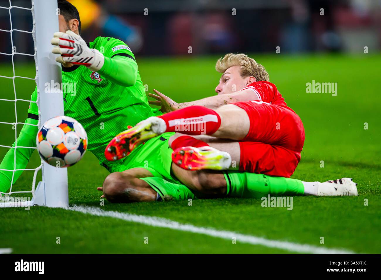 1 (POR) - Diogo Costa (keeper), 12 (DEN) - Mika Biereth. Nations League ...