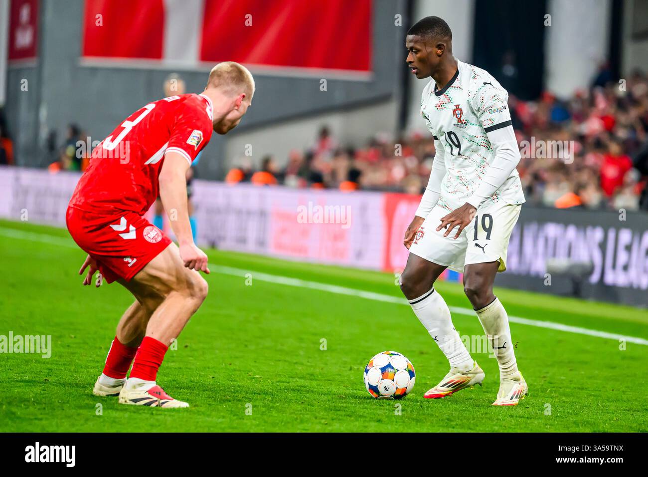 13 (DEN) - Rasmus Kristensen, 19 (POR) - Nuno Mendes. Nations League ...