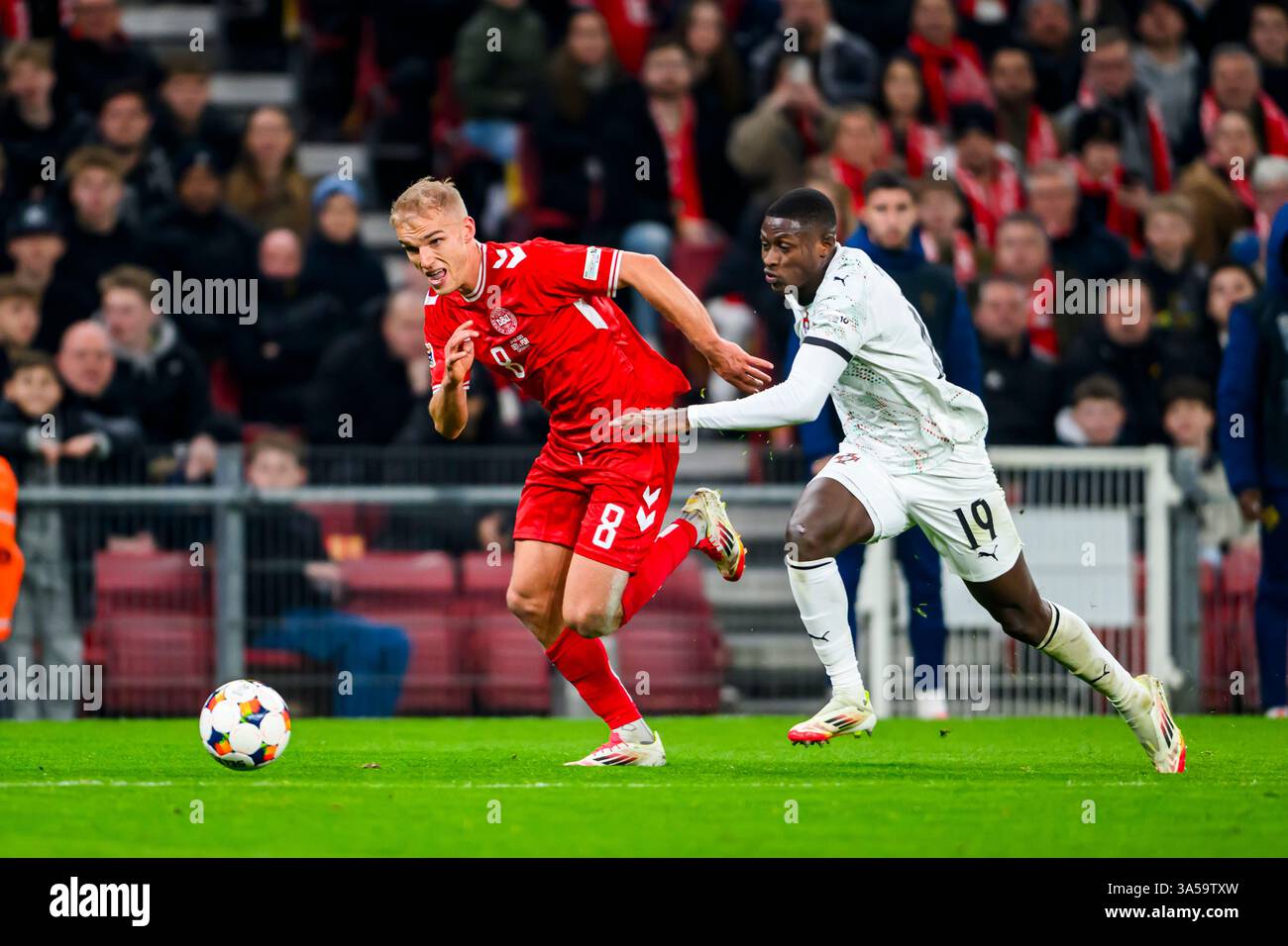 19 (POR) - Nuno Mendes, 8 (DEN) - Gustav Isaksen. Nations League ...