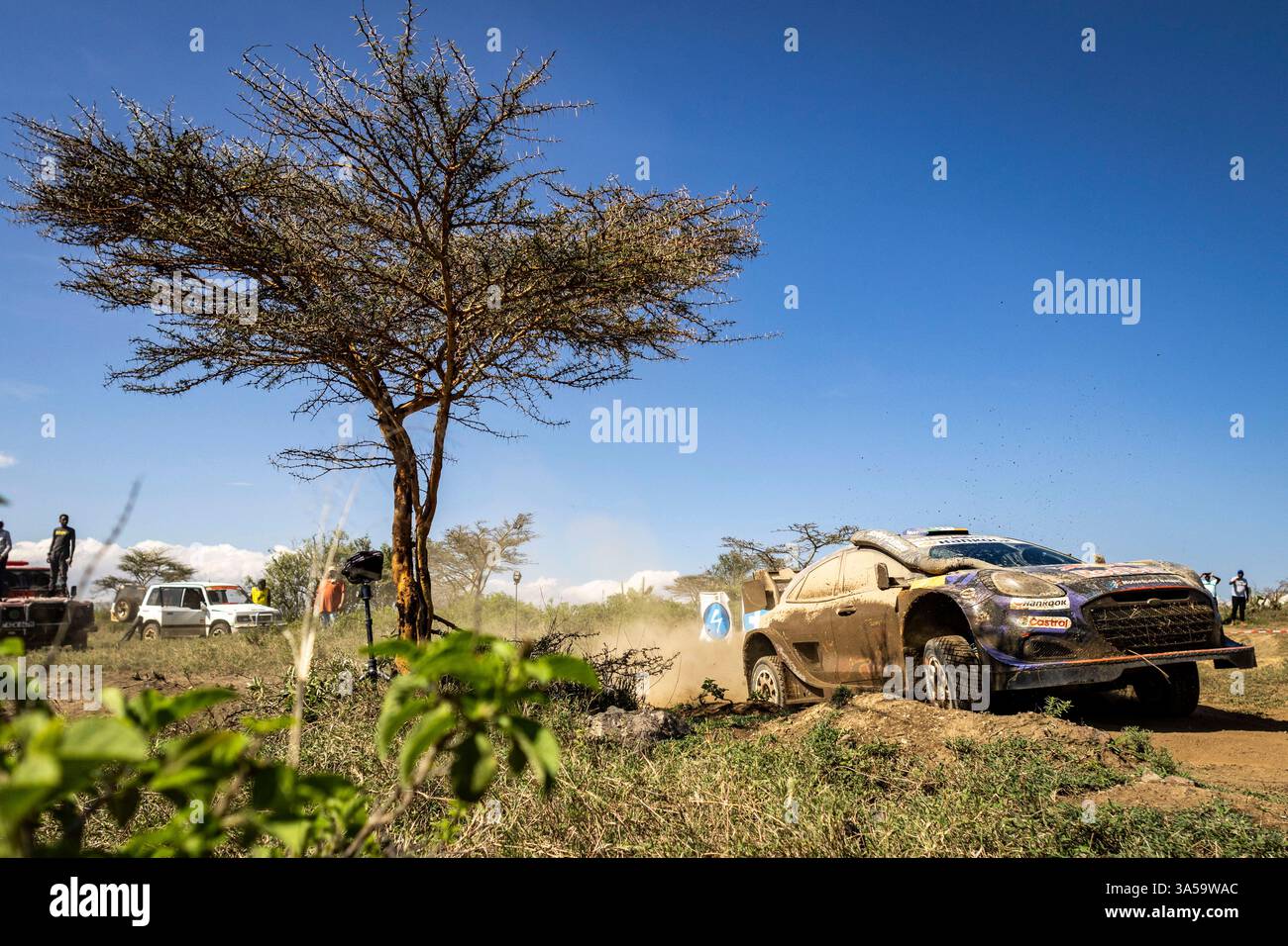 55 Joshua MCERLEAN, Eoin TREACY, Ford Puma Rally1, action during the ...