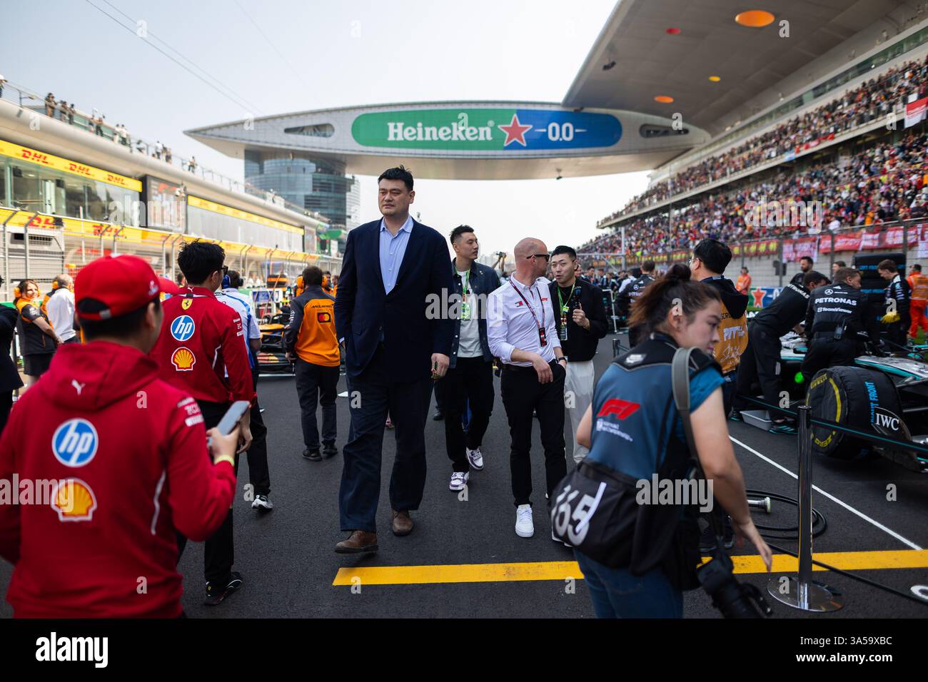 MING Yao, portrait during the Formula 1 Heineken Chinese Grand Prix ...