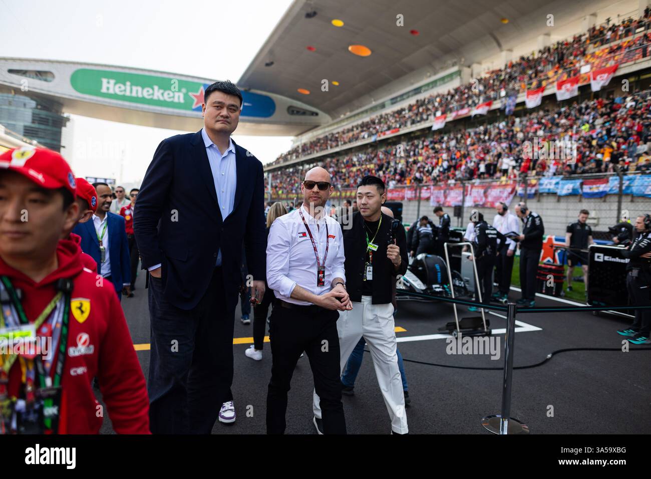MING Yao, portrait during the Formula 1 Heineken Chinese Grand Prix ...