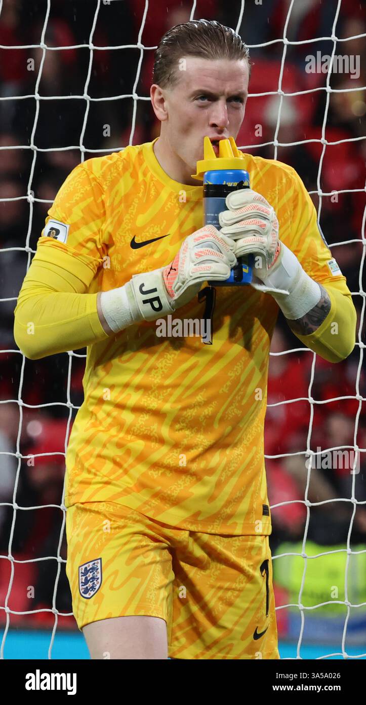 Jordan Pickford(Everton)of England during UEFA World Cup Qualifiers ...