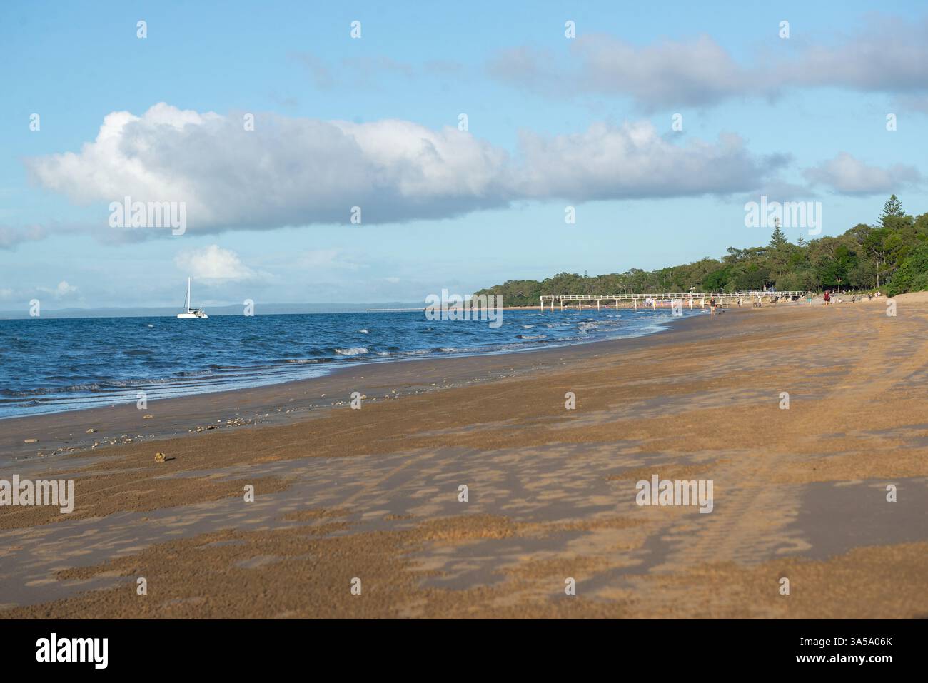 Hervey Bay, Queensland, features stunning beaches with calm, crystal ...