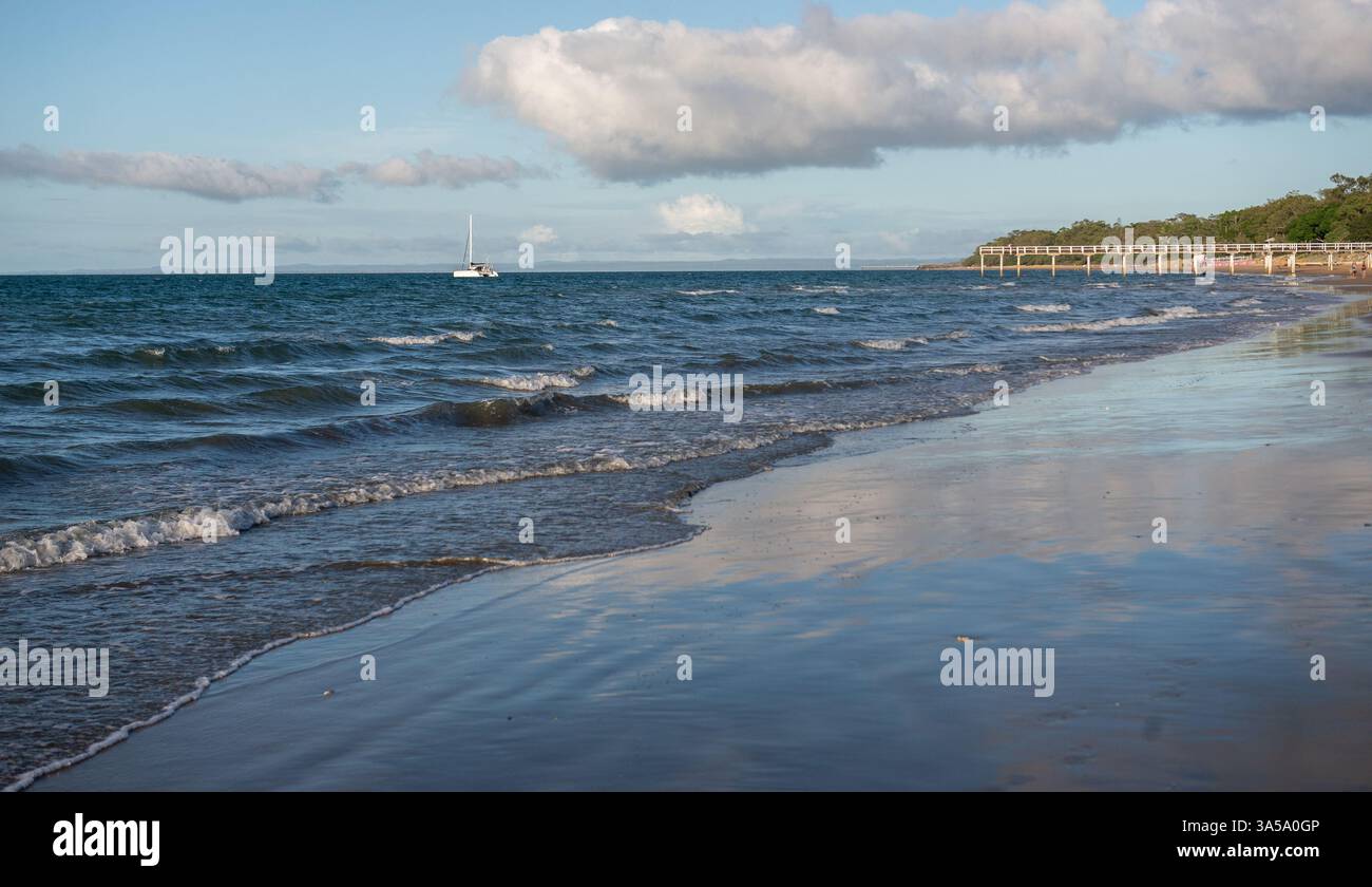 Hervey Bay, Queensland, features stunning beaches with calm, crystal ...