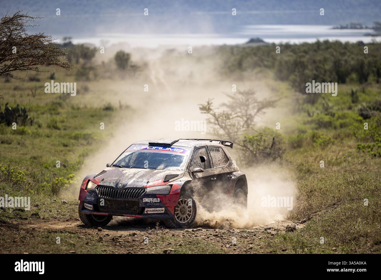 29 Jeremiah WAHOME, Victor OKUNDI, Skoda Fabia RS Rally2, action during ...