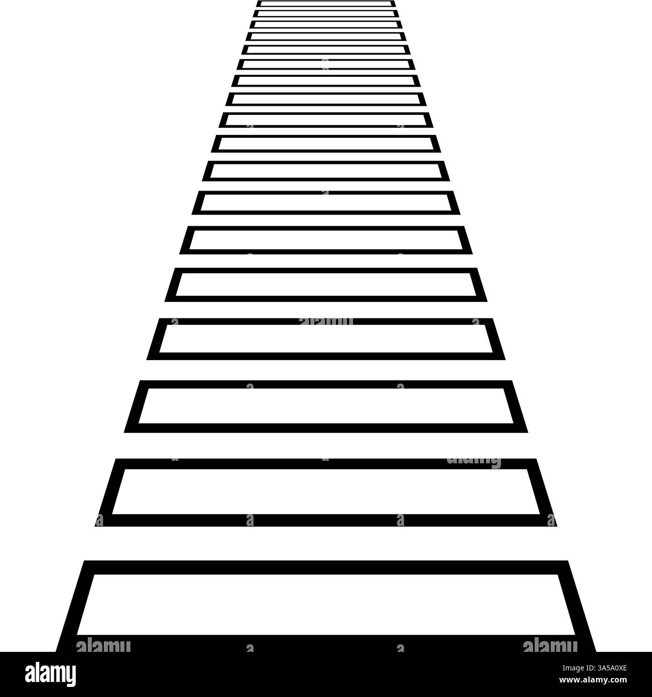 Ladder Steps Ascending Perspective Endless Staircase infinite ...
