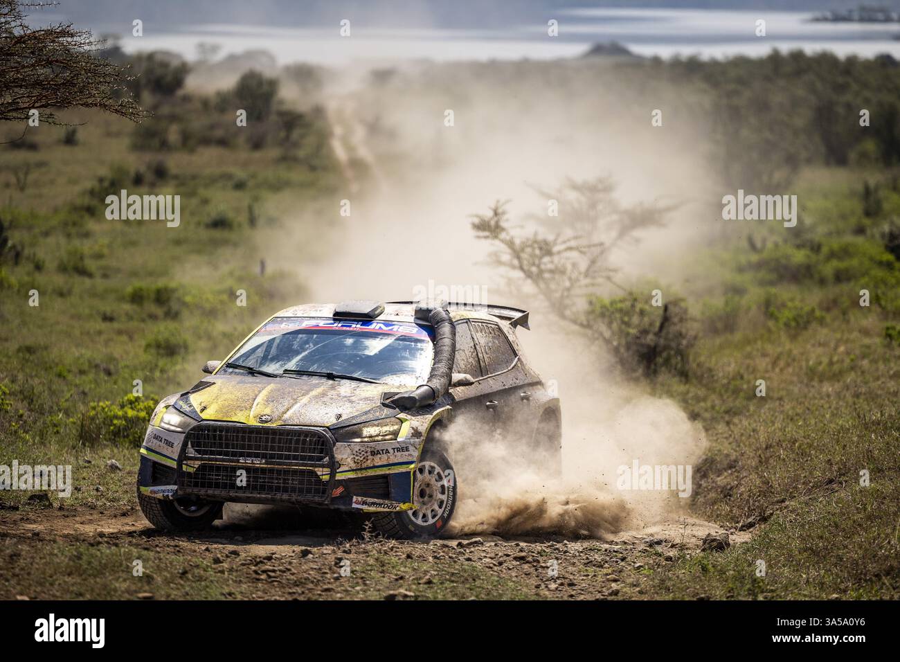 29 Jeremiah WAHOME, Victor OKUNDI, Skoda Fabia RS Rally2, action during ...