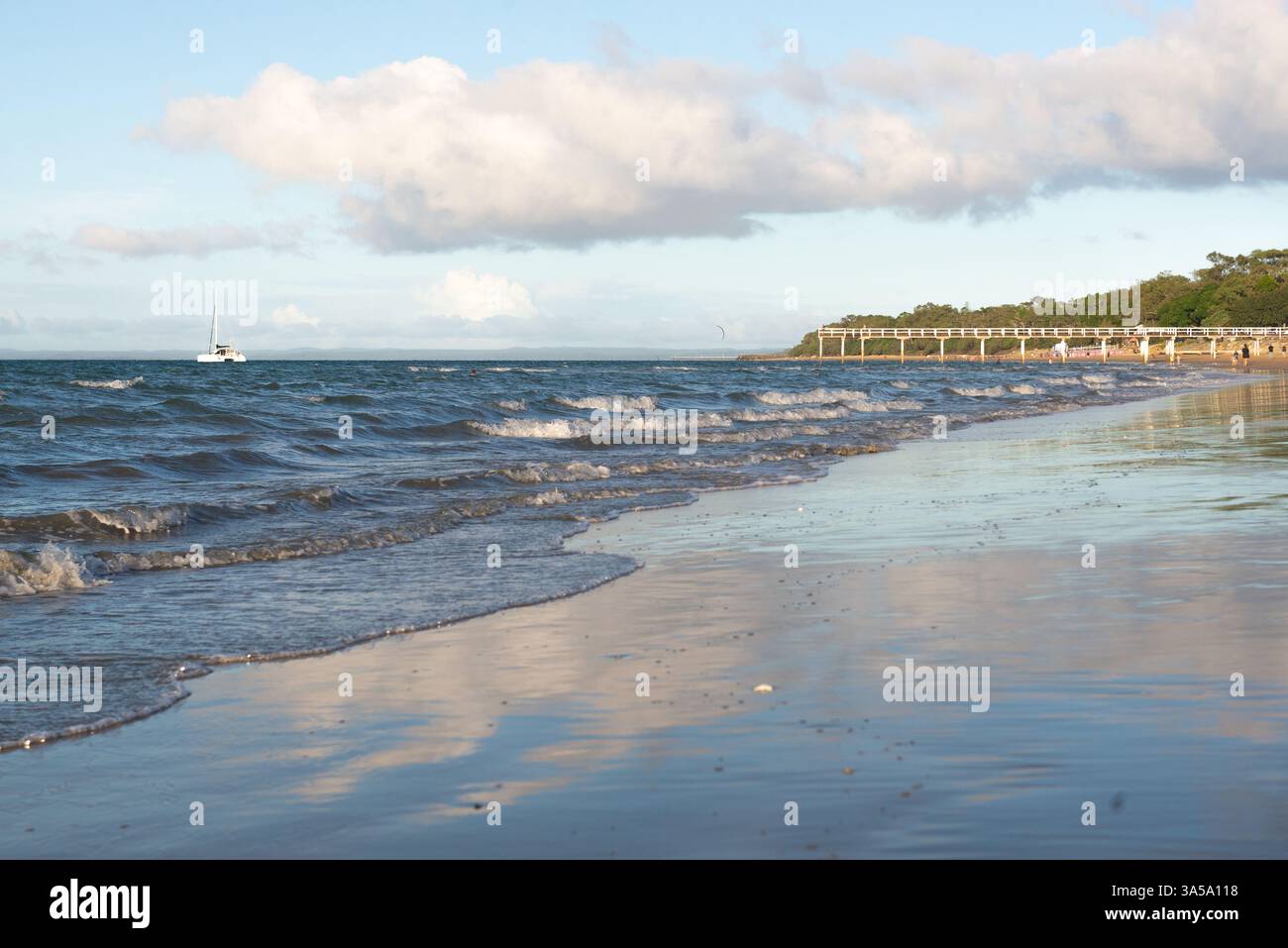 Hervey Bay, Queensland, features stunning beaches with calm, crystal ...
