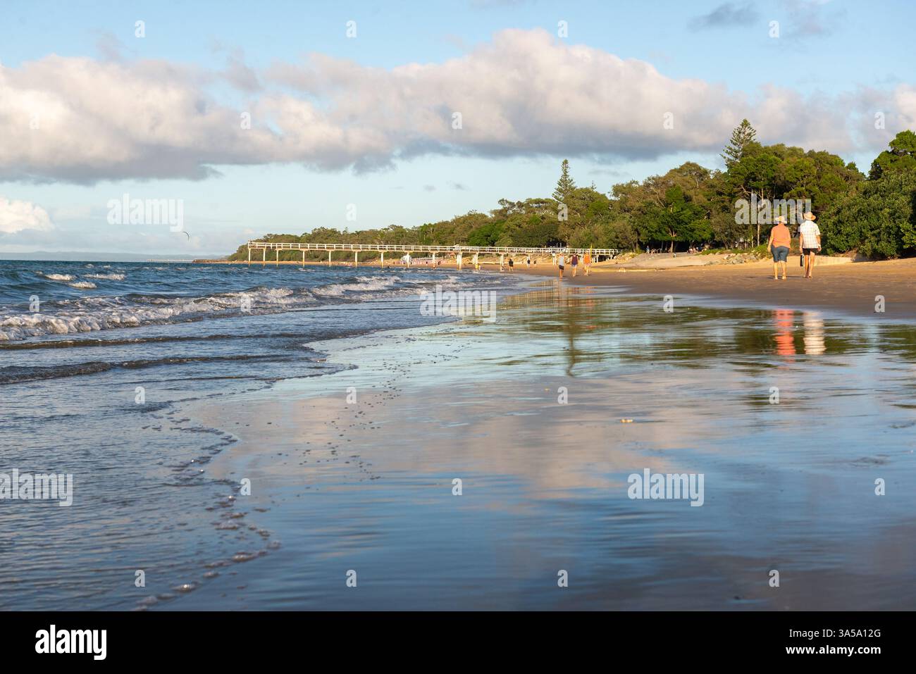 Hervey Bay, Queensland, features stunning beaches with calm, crystal ...