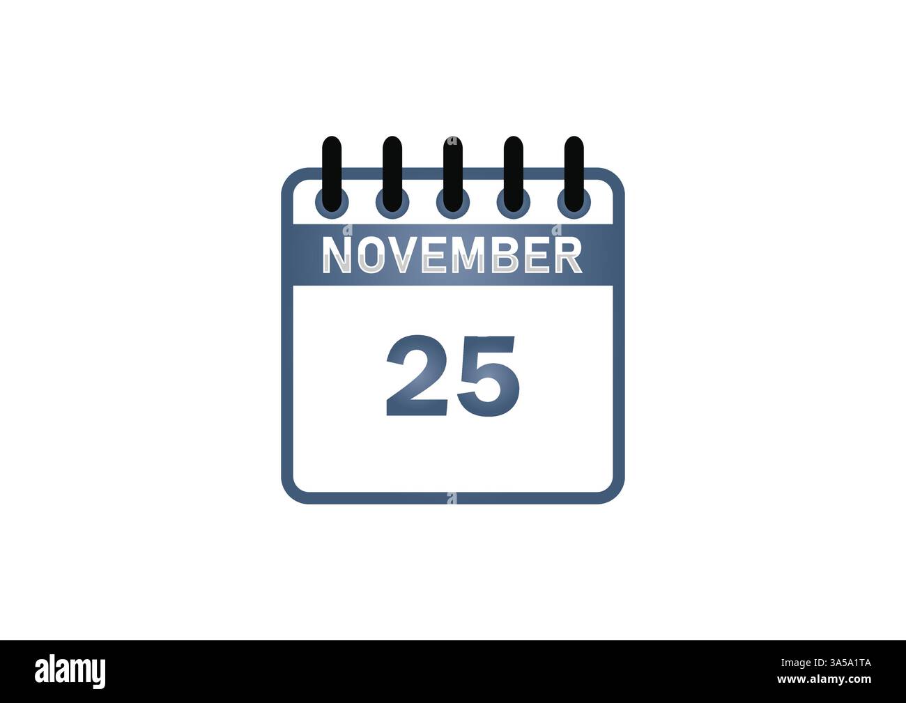 November 25 Calendar Date – Events, Holidays, and Observances Stock ...