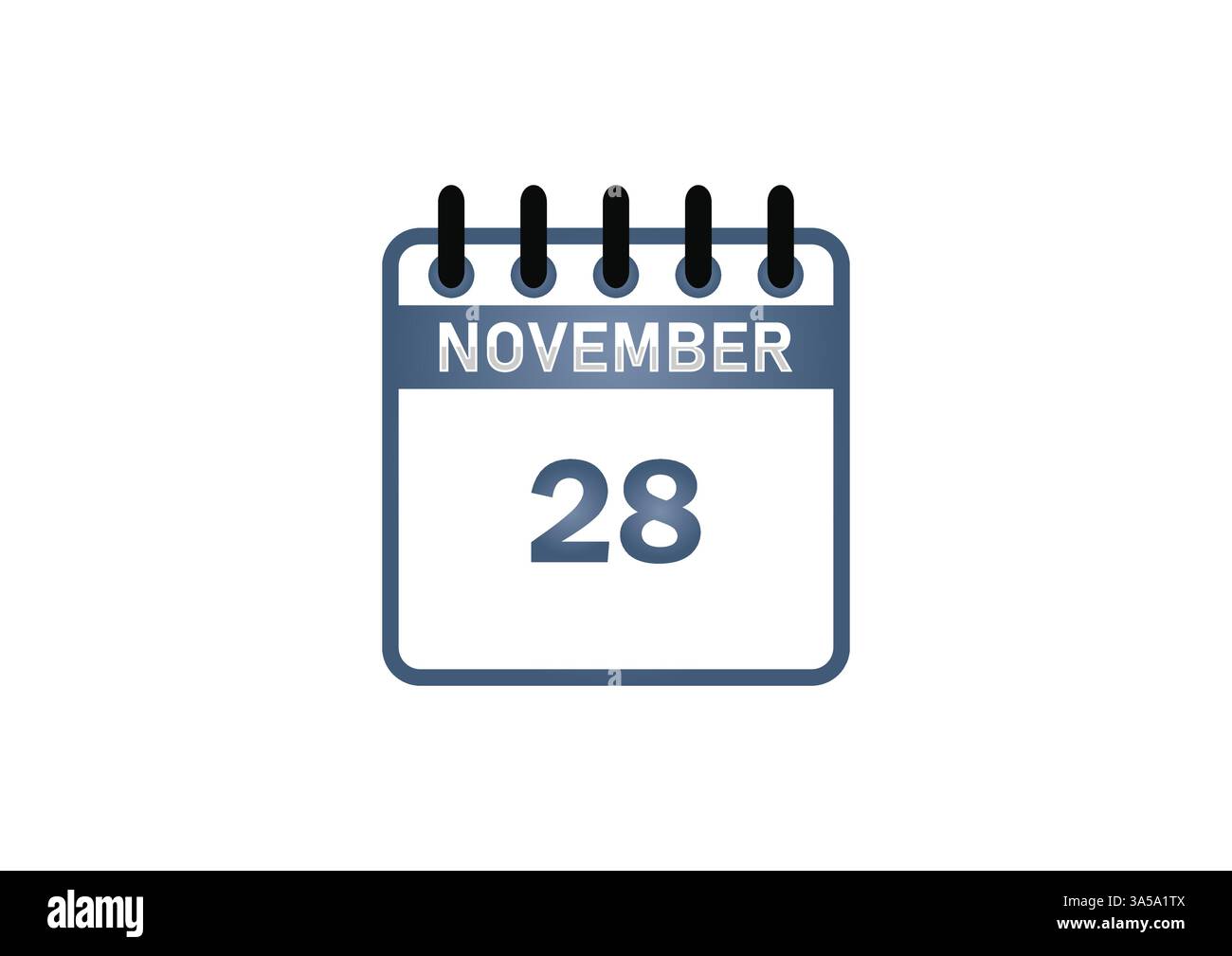 November 28 Calendar Date – Events, Holidays, and Observances Stock ...