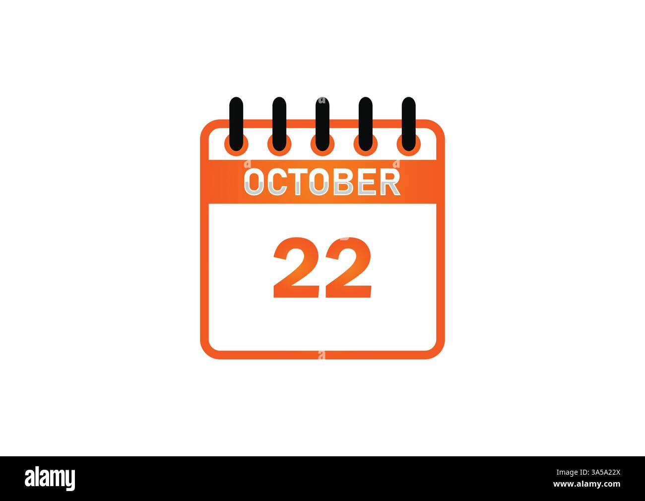 October 22 Calendar Icon – Important Events, Holidays and Reminders ...