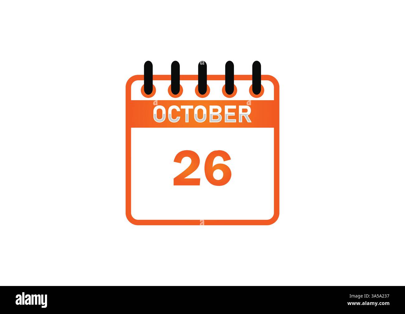 October 26 Calendar Icon – Important Events, Holidays and Reminders ...