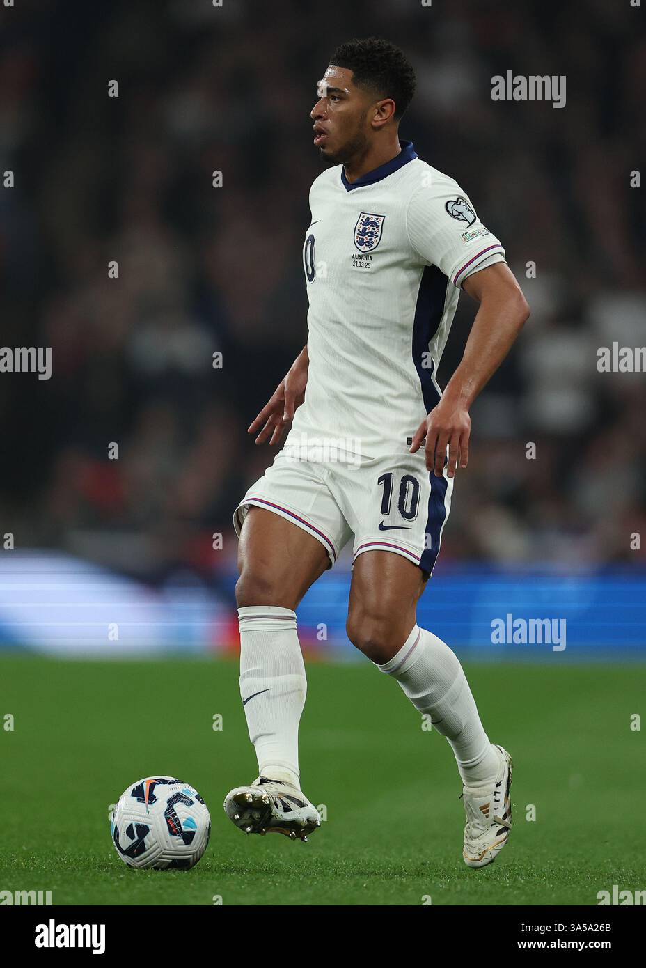London, England, 21st March 2025. Jude Bellingham of England during the ...