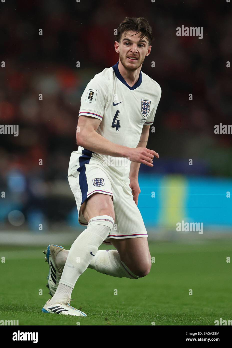 London, UK. 21st Mar, 2025. Declan Rice of England during the FIFA ...