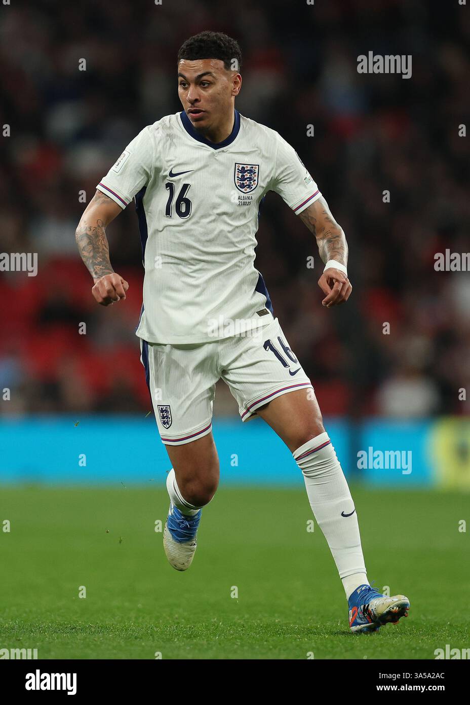 London, UK. 21st Mar, 2025. Morgan Rogers of England during the FIFA ...