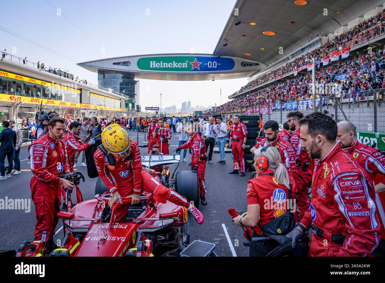 Shanghai, China. 22nd Mar, 2025. LEWIS HAMILTON (GBR) of Scuderia ...