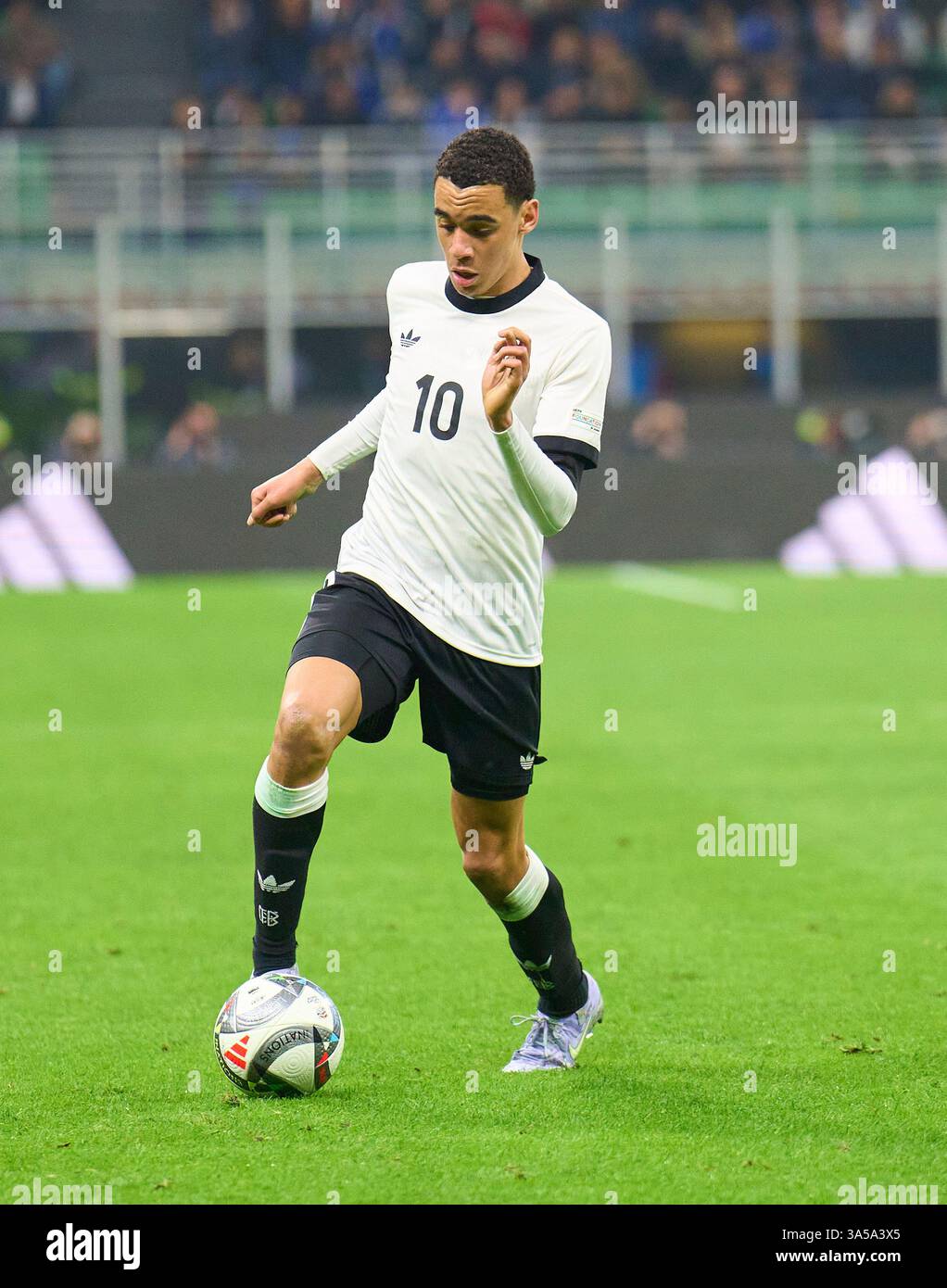 Jamal Musiala, DFB 10 in the UEFA Nations League 2025 match ITALY ...