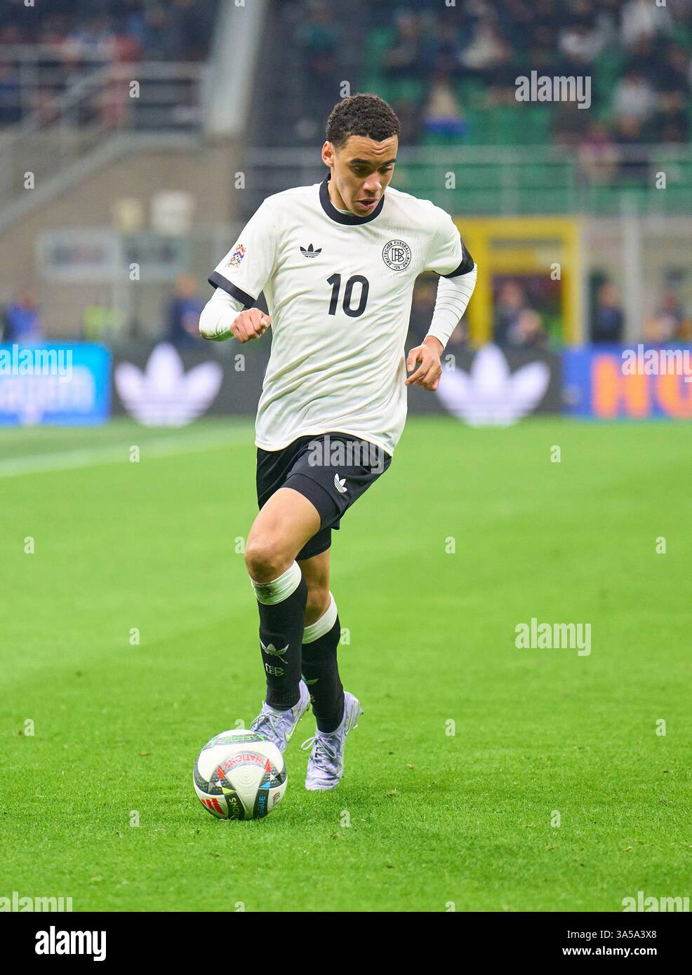 Jamal Musiala, DFB 10 in the UEFA Nations League 2025 match ITALY - GERMANY 1-2 in Season 2024/ ...