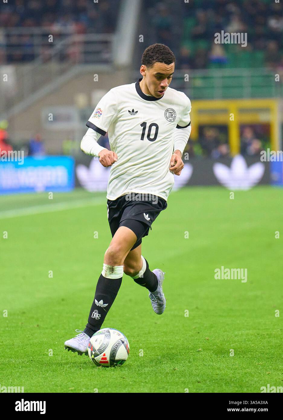 Jamal Musiala, DFB 10 in the UEFA Nations League 2025 match ITALY ...