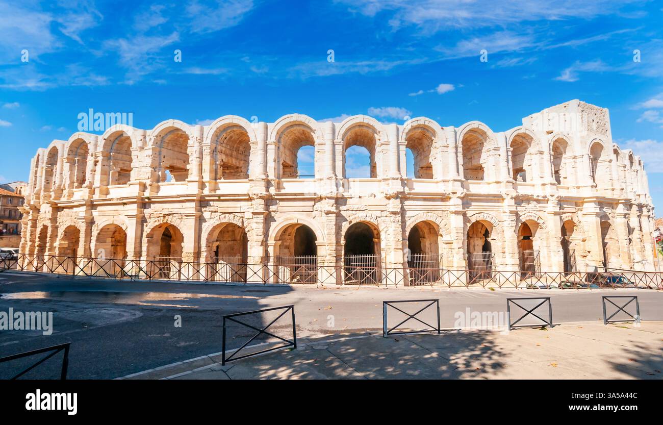 The Arles Arena is a Roman amphitheater built around 80-90 AD, in ...