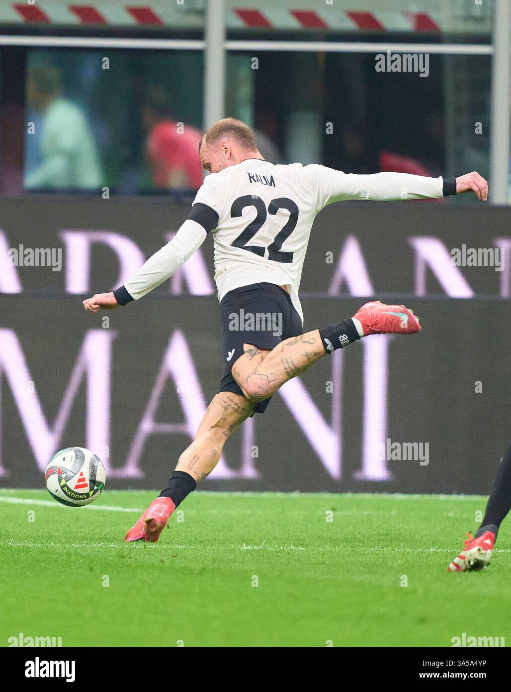 David Raum, DFB 22 in the UEFA Nations League 2025 match ITALY ...