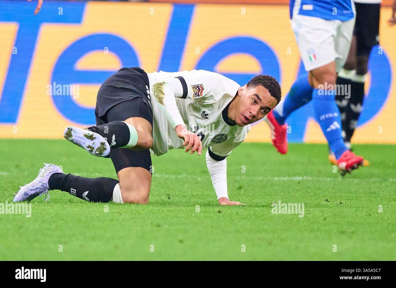 Jamal Musiala, DFB 10 in the UEFA Nations League 2025 match ITALY ...