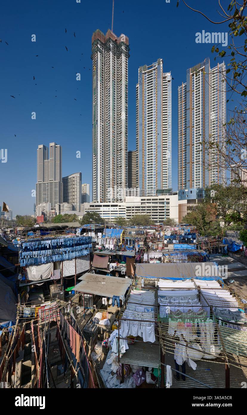 Dhobi Ghat is an open air laundry, Mahalaxmi Dhobi Ghat, Mumbai, Bombay ...