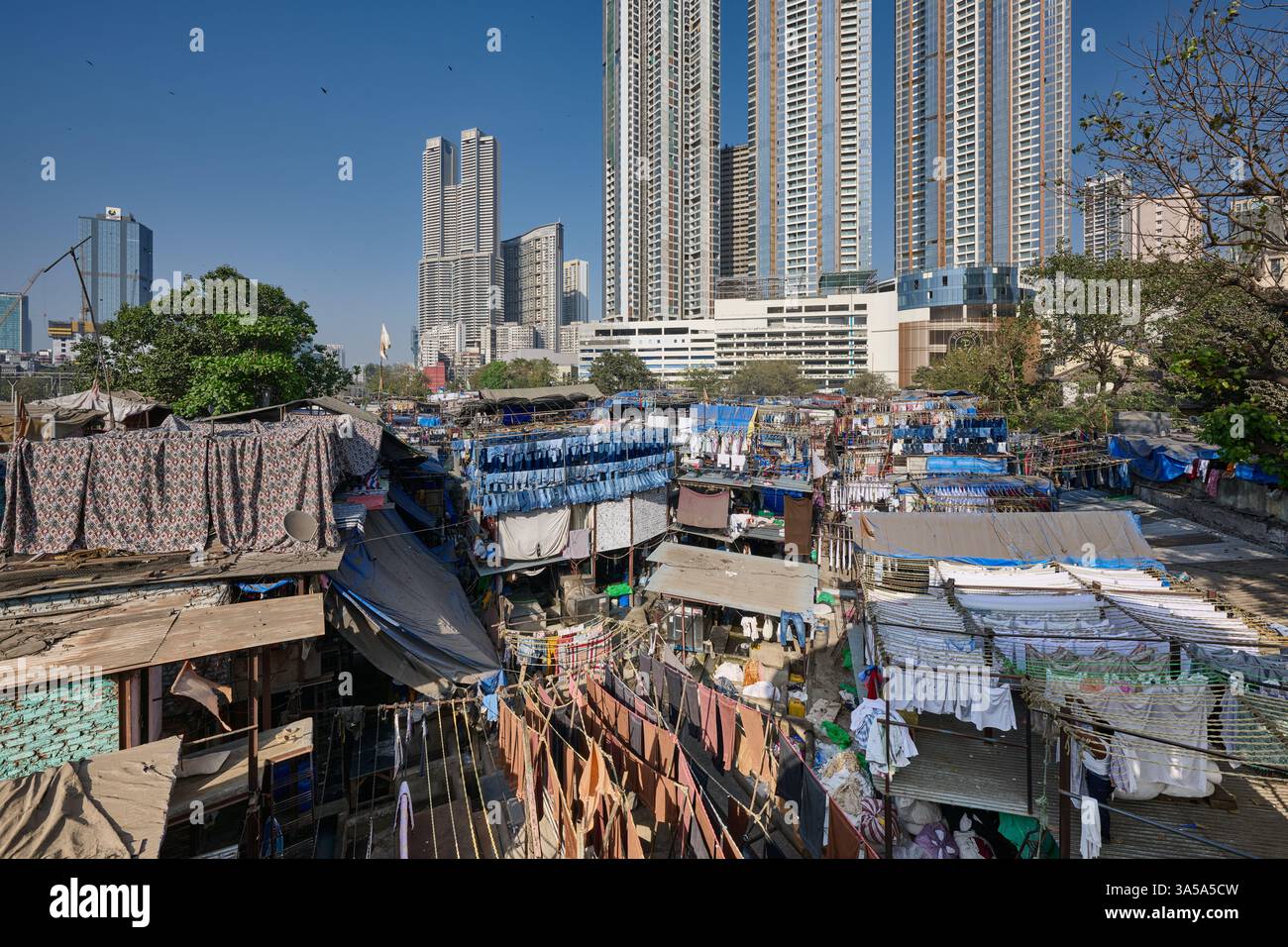 Dhobi Ghat is an open air laundry, Mahalaxmi Dhobi Ghat, Mumbai, Bombay ...