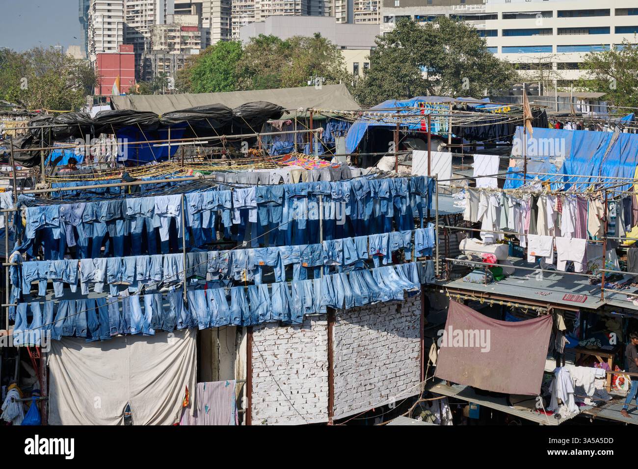 Dhobi Ghat is an open air laundry, Mahalaxmi Dhobi Ghat, Mumbai, Bombay ...