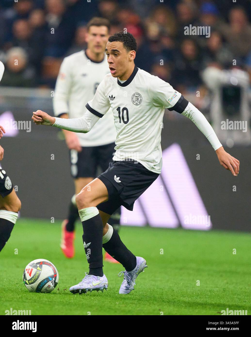Jamal Musiala, DFB 10 in the UEFA Nations League 2025 match ITALY - GERMANY 1-2 in Season 2024/ ...