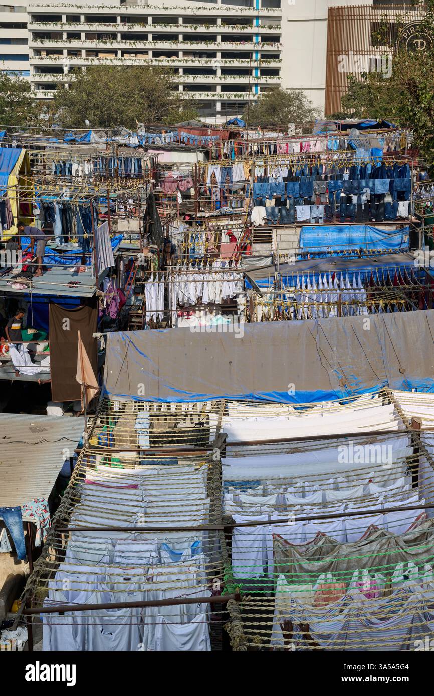 Dhobi Ghat is an open air laundry, Mahalaxmi Dhobi Ghat, Mumbai, Bombay ...