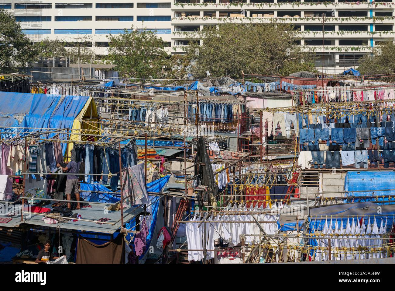 Dhobi Ghat is an open air laundry, Mahalaxmi Dhobi Ghat, Mumbai, Bombay ...