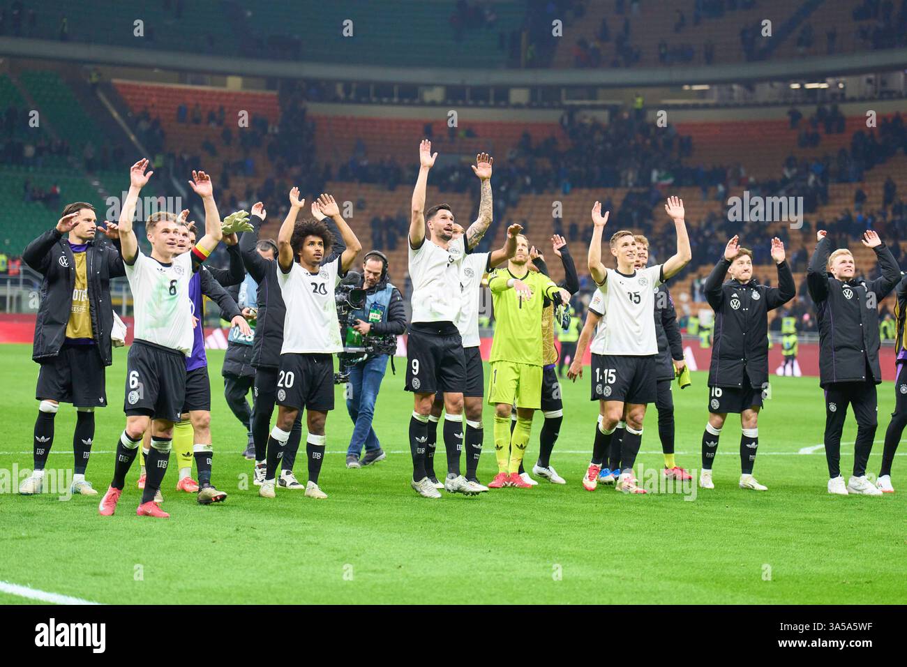 DFB Team jubel in the UEFA Nations League 2025 match ITALY - GERMANY in ...