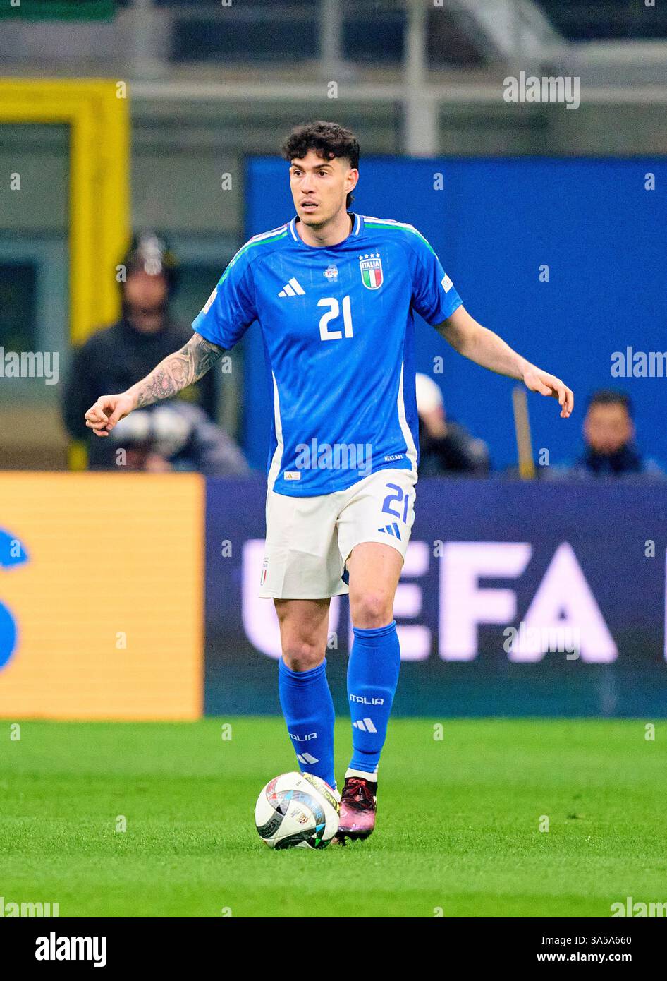 Alessandro Bastoni, ITA 21 in the UEFA Nations League 2025 match ITALY, Germany. , . at Mar 20 ...