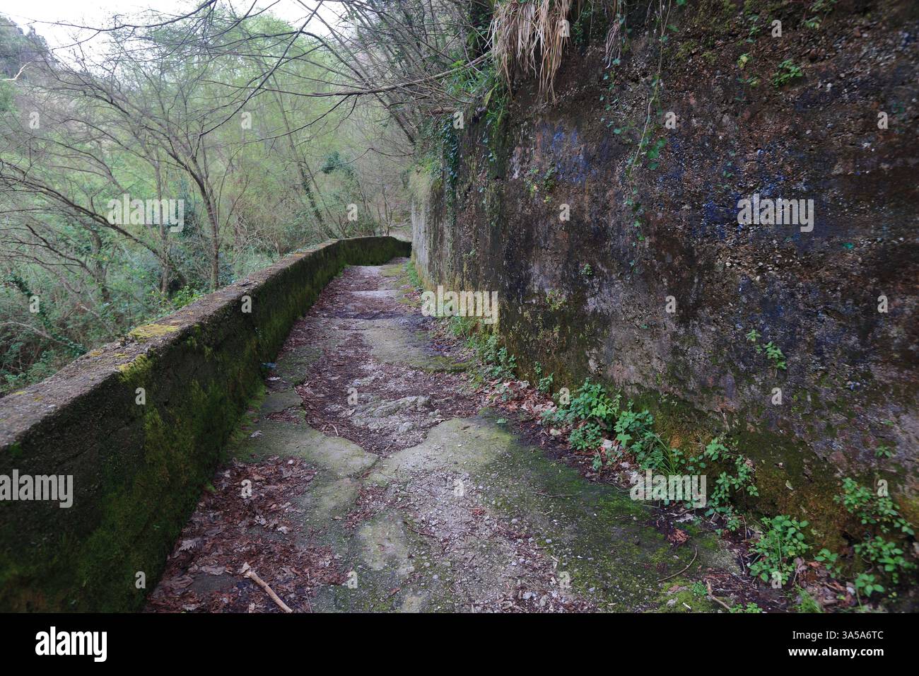 Seen along the route of the Italian Alpine Club among the mountains a ...