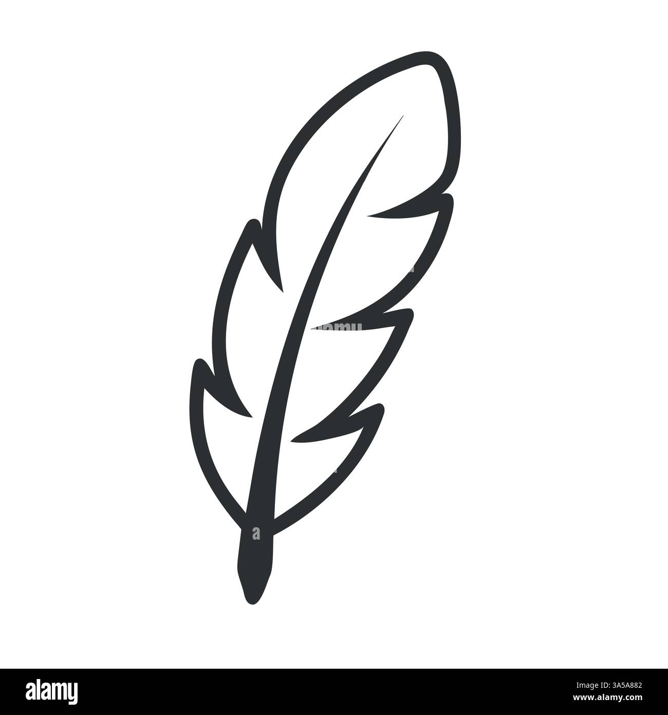 Light soft feather icon Stock Vector Image & Art - Alamy