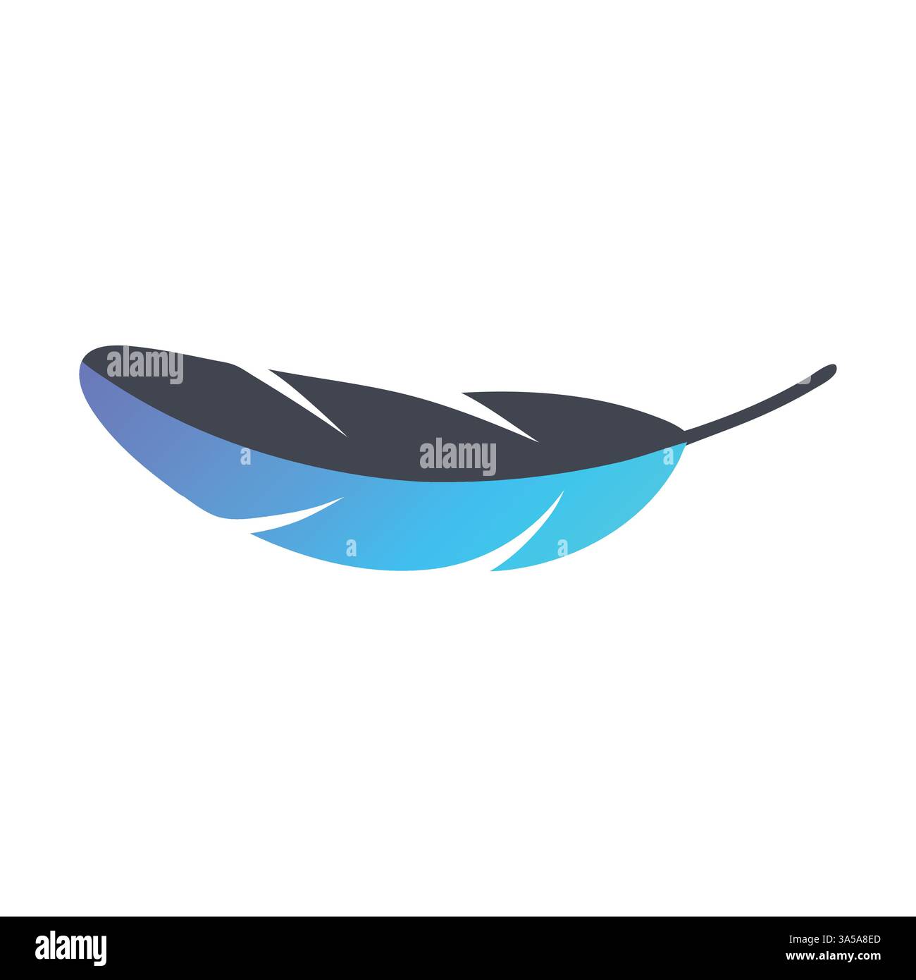 Light soft feather icon Stock Vector Image & Art - Alamy