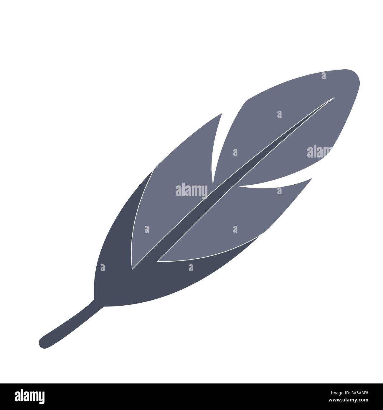 Light soft feather icon Stock Vector Image & Art - Alamy