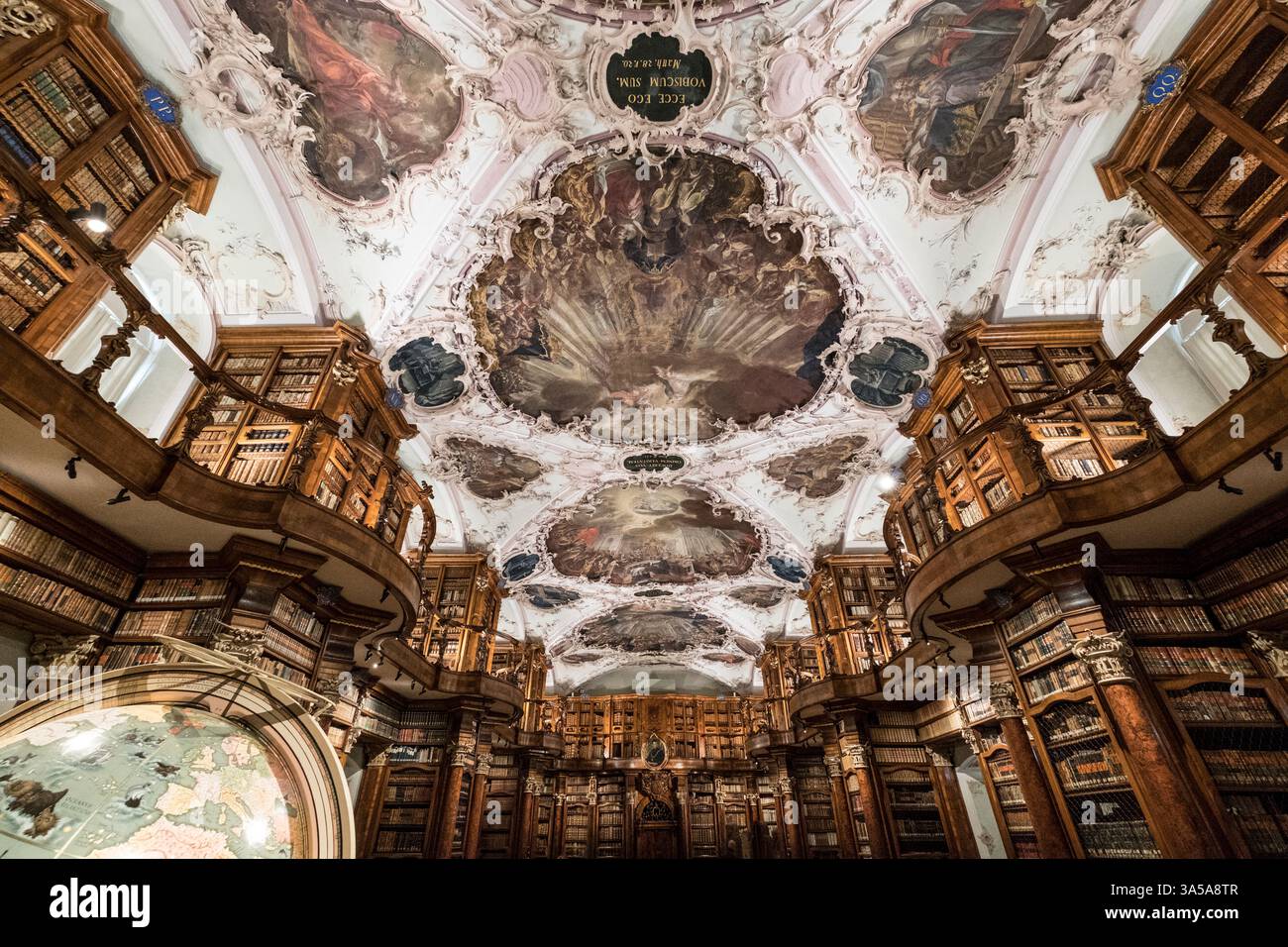 St Gallen library, St Gall library, St Gall abbey, Switzerland, Europe ...