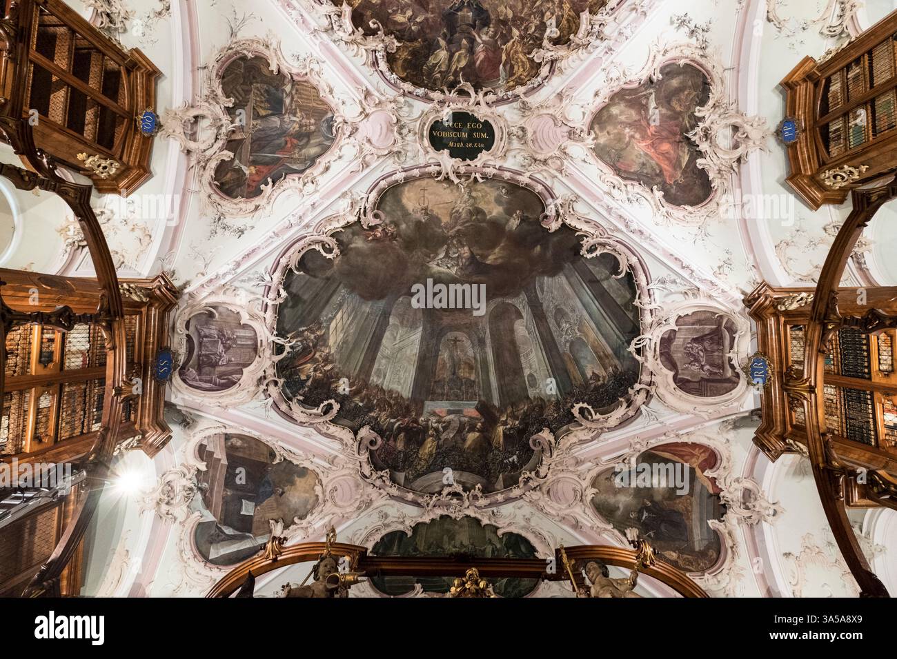 St Gallen library, St Gall library, St Gall abbey, Switzerland, Europe ...