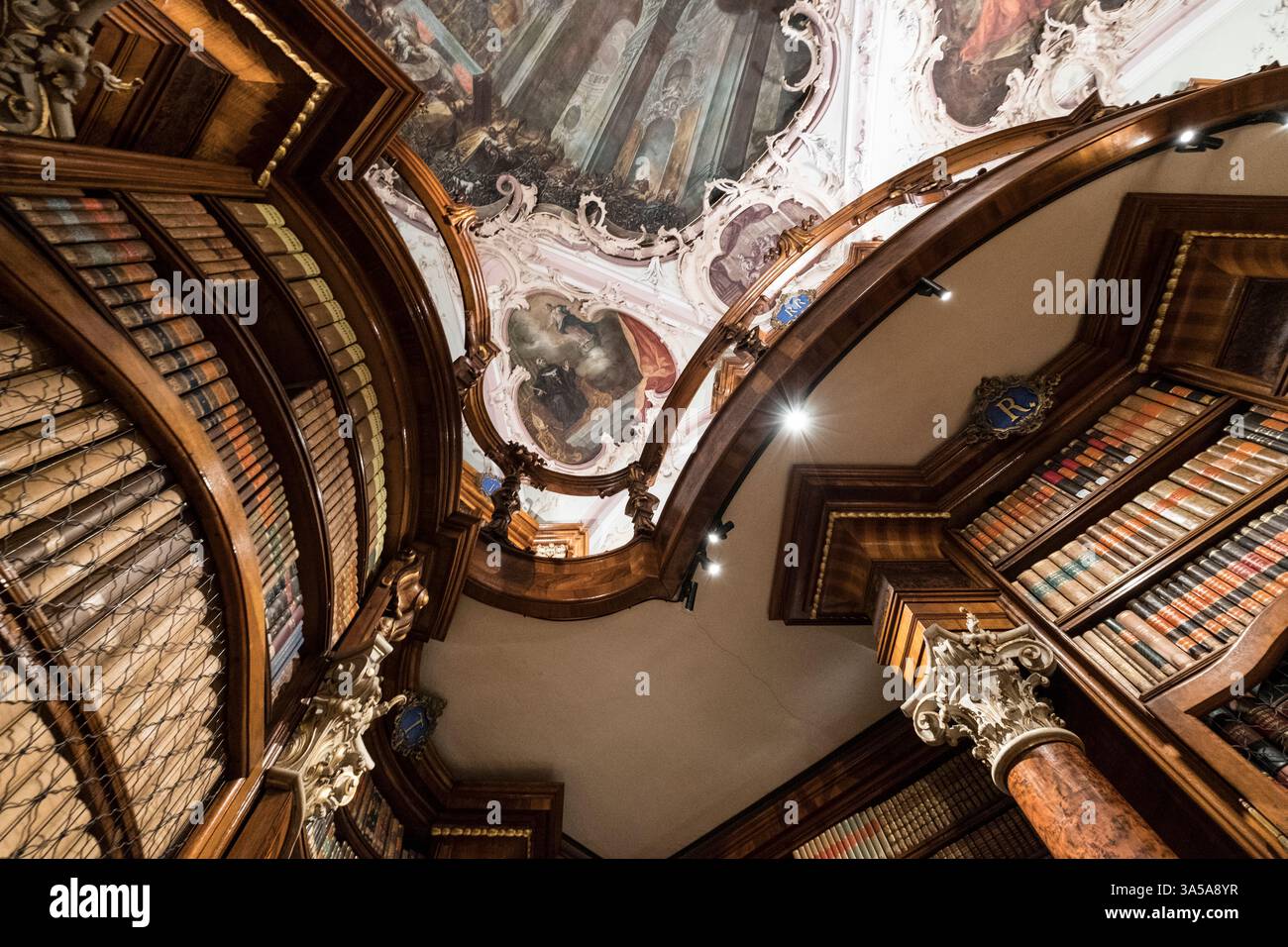 St Gallen library, St Gall library, St Gall abbey, Switzerland, Europe ...